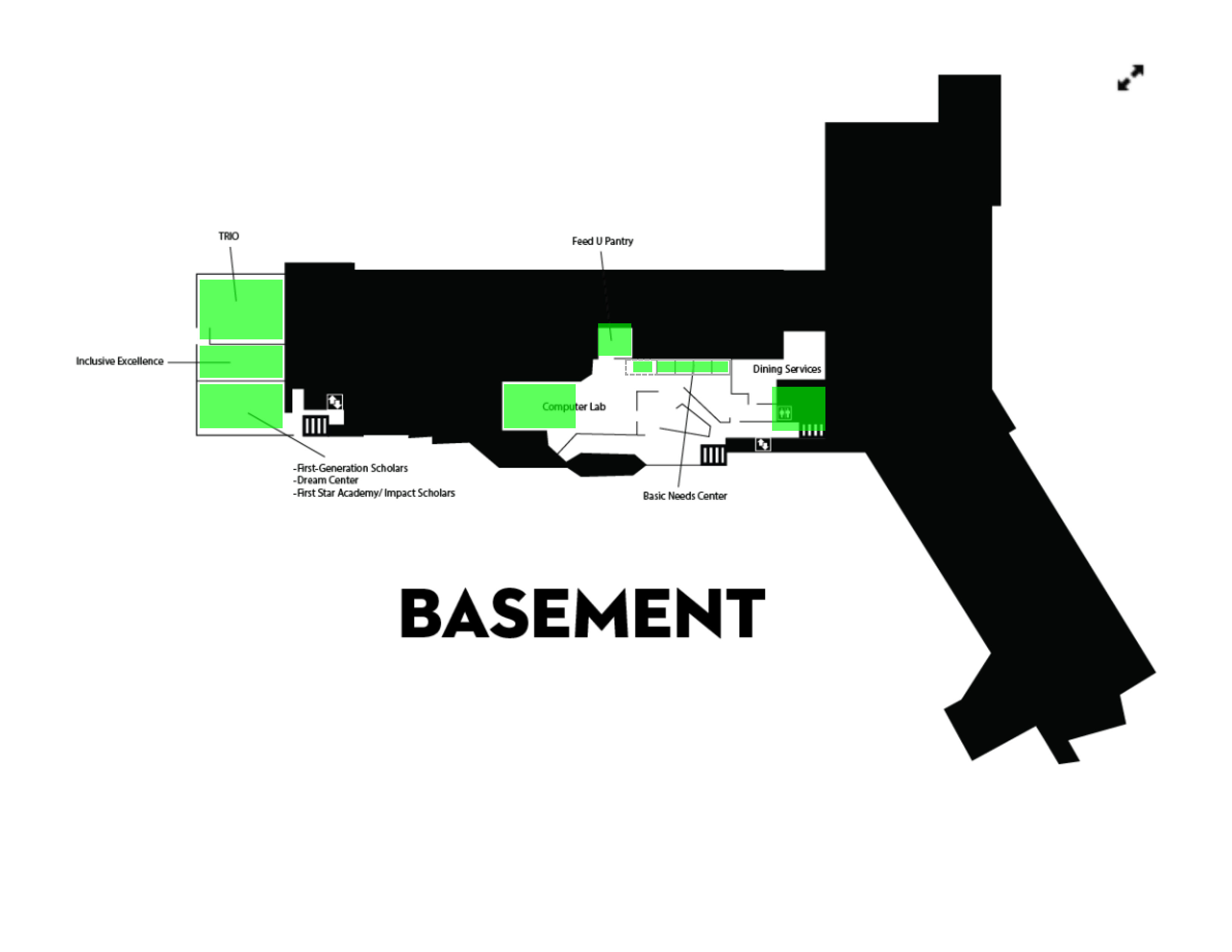 Work Area Maps – University of Utah Student Union