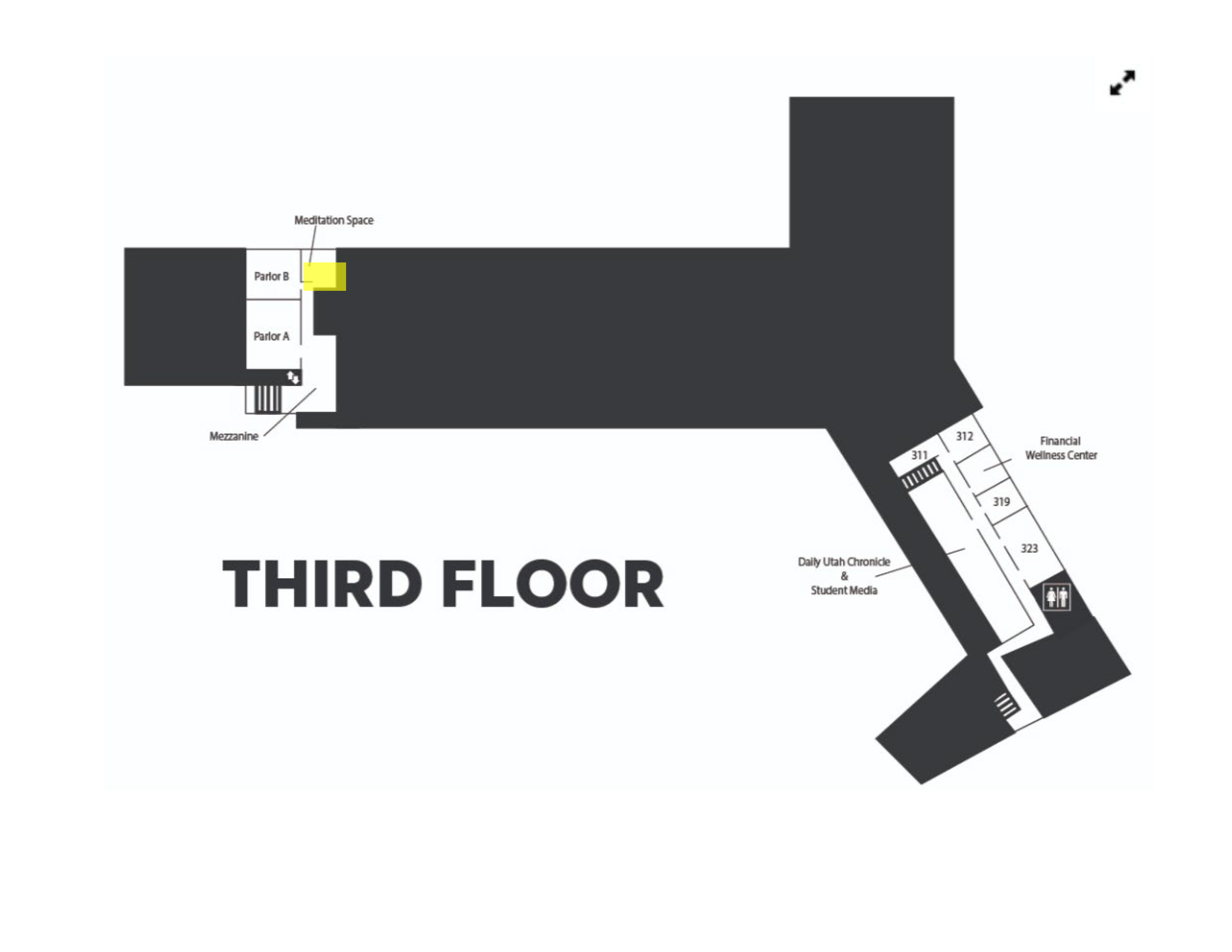Work Area Maps – University of Utah Student Union