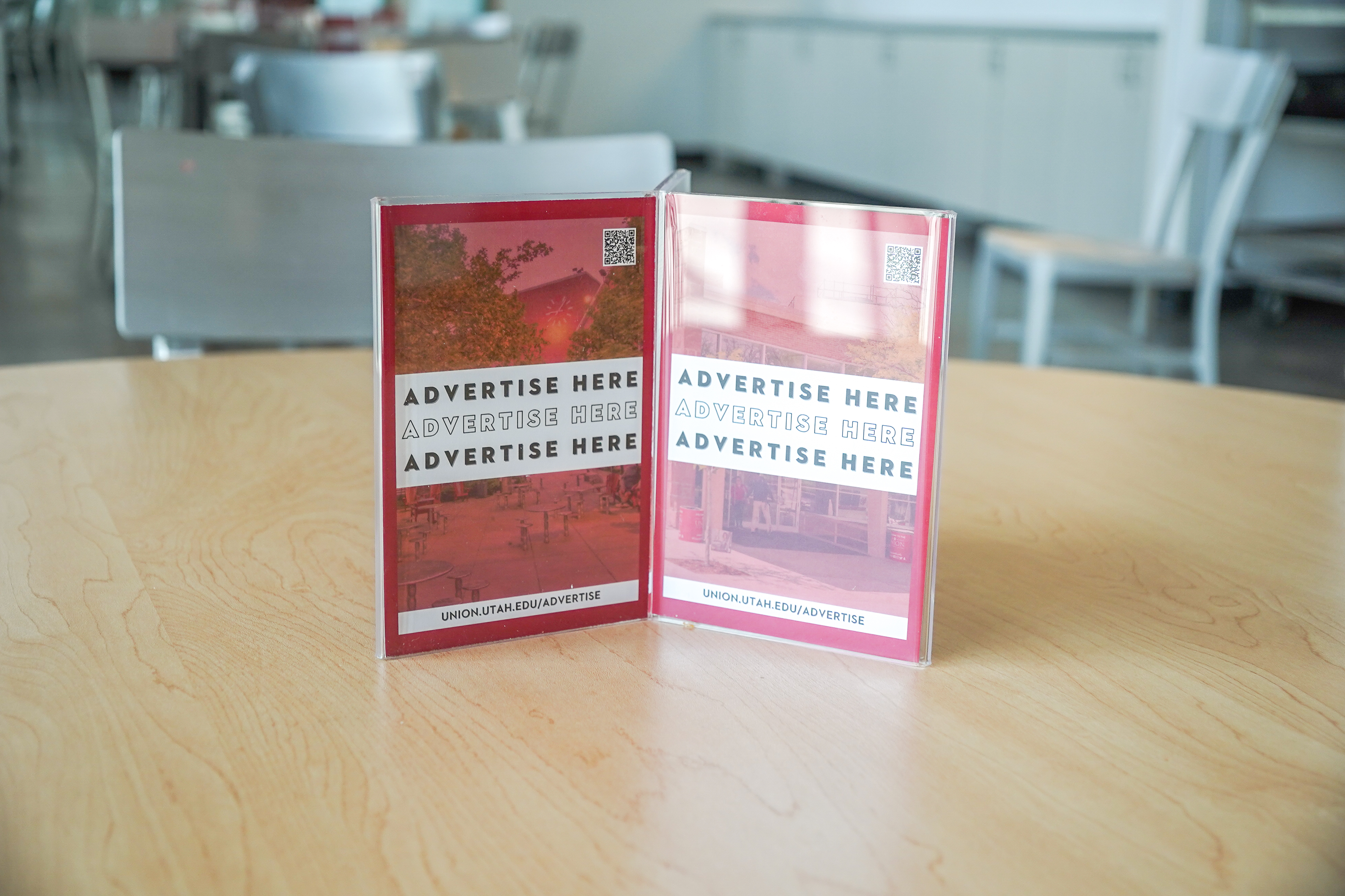Gardner Commons Table Tents – University of Utah Student Union